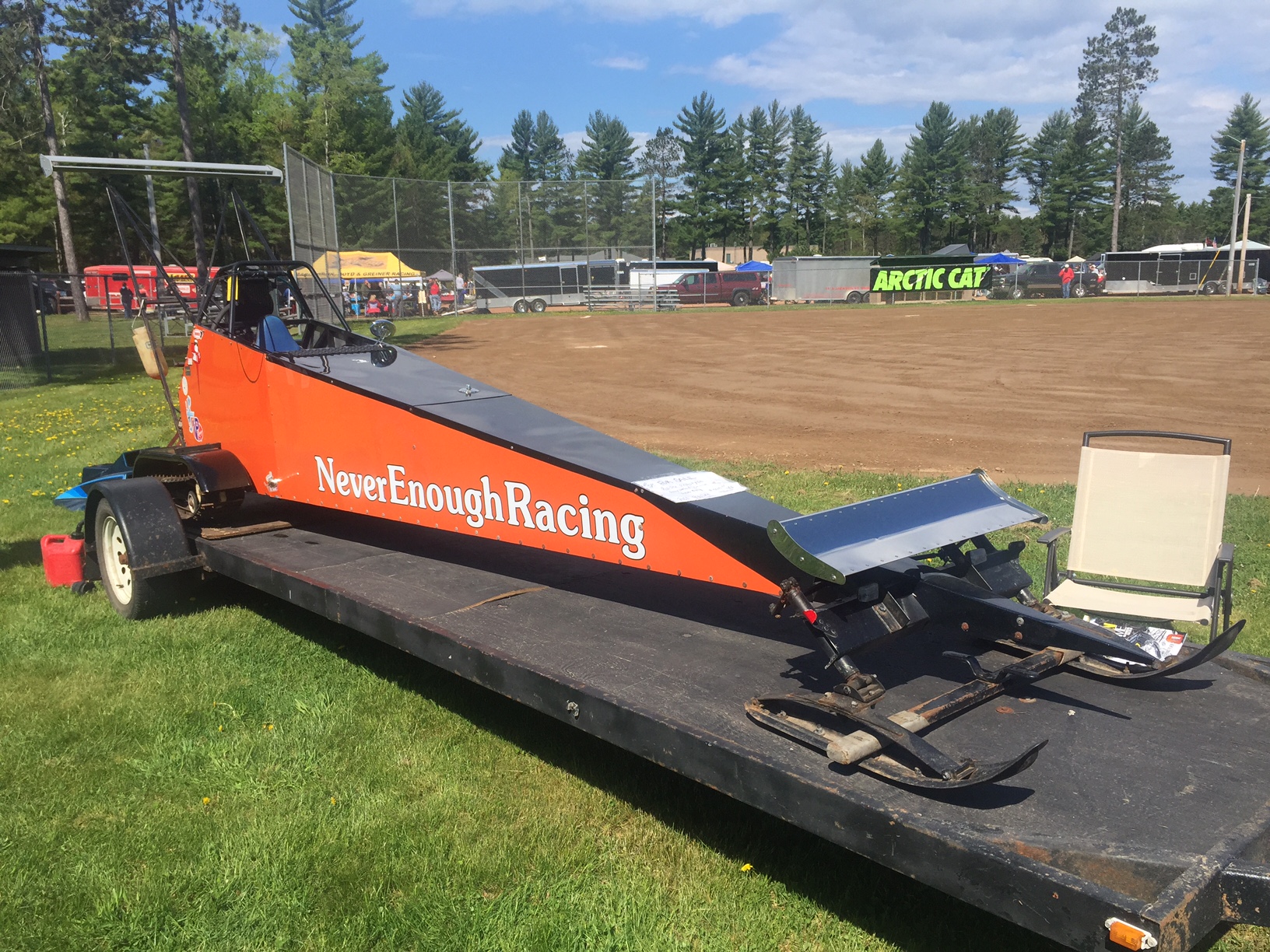 1974 Raider Ice Dragster Snowmobile Prototype WOW! - Scott D Gottschalk